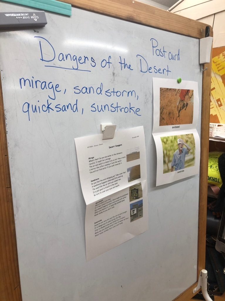 Dangers of the Desert (Tachikawa) | 英語学童ACCESS